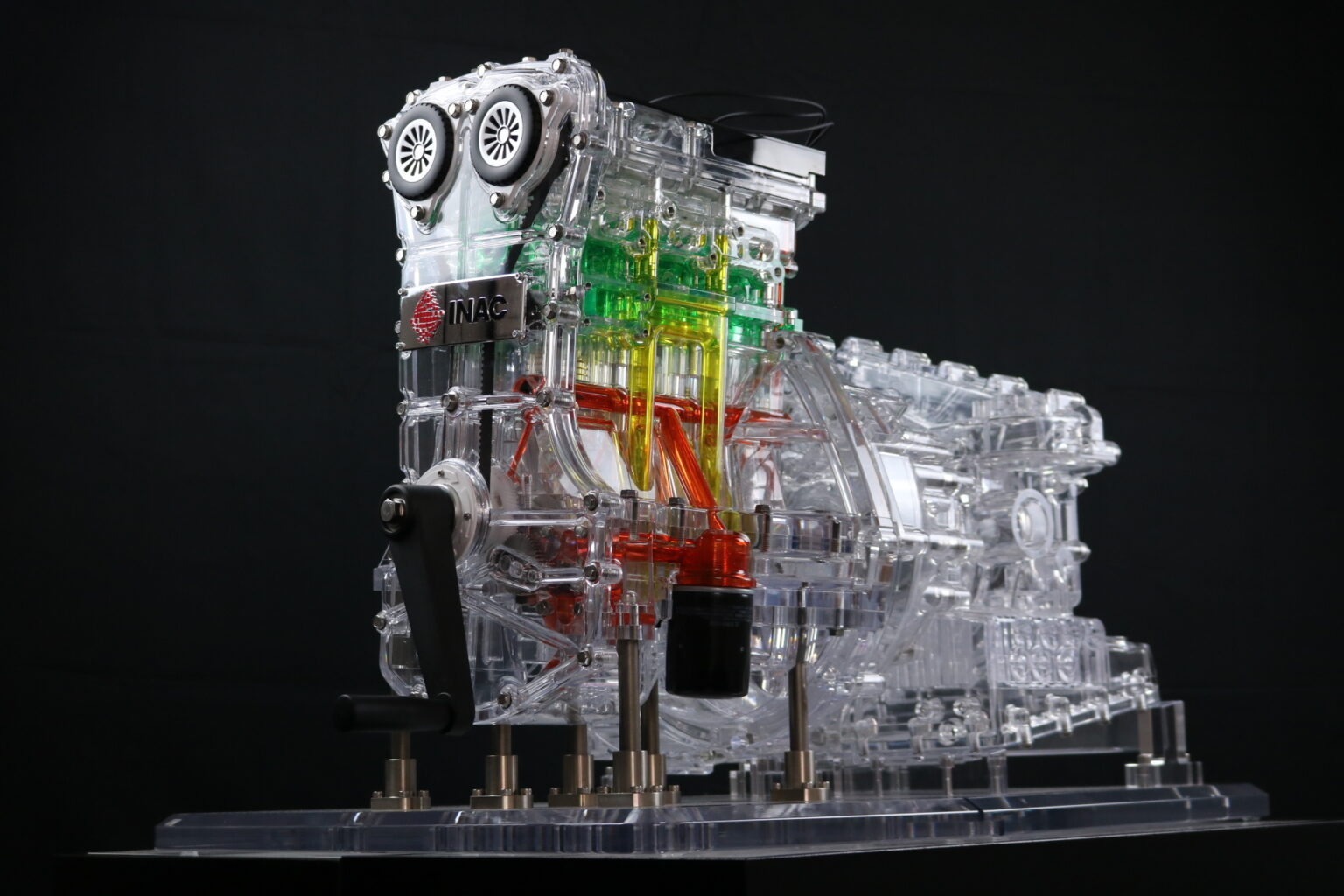 Clear/Transparent Engine Prototype with Polycarbonate (PC)