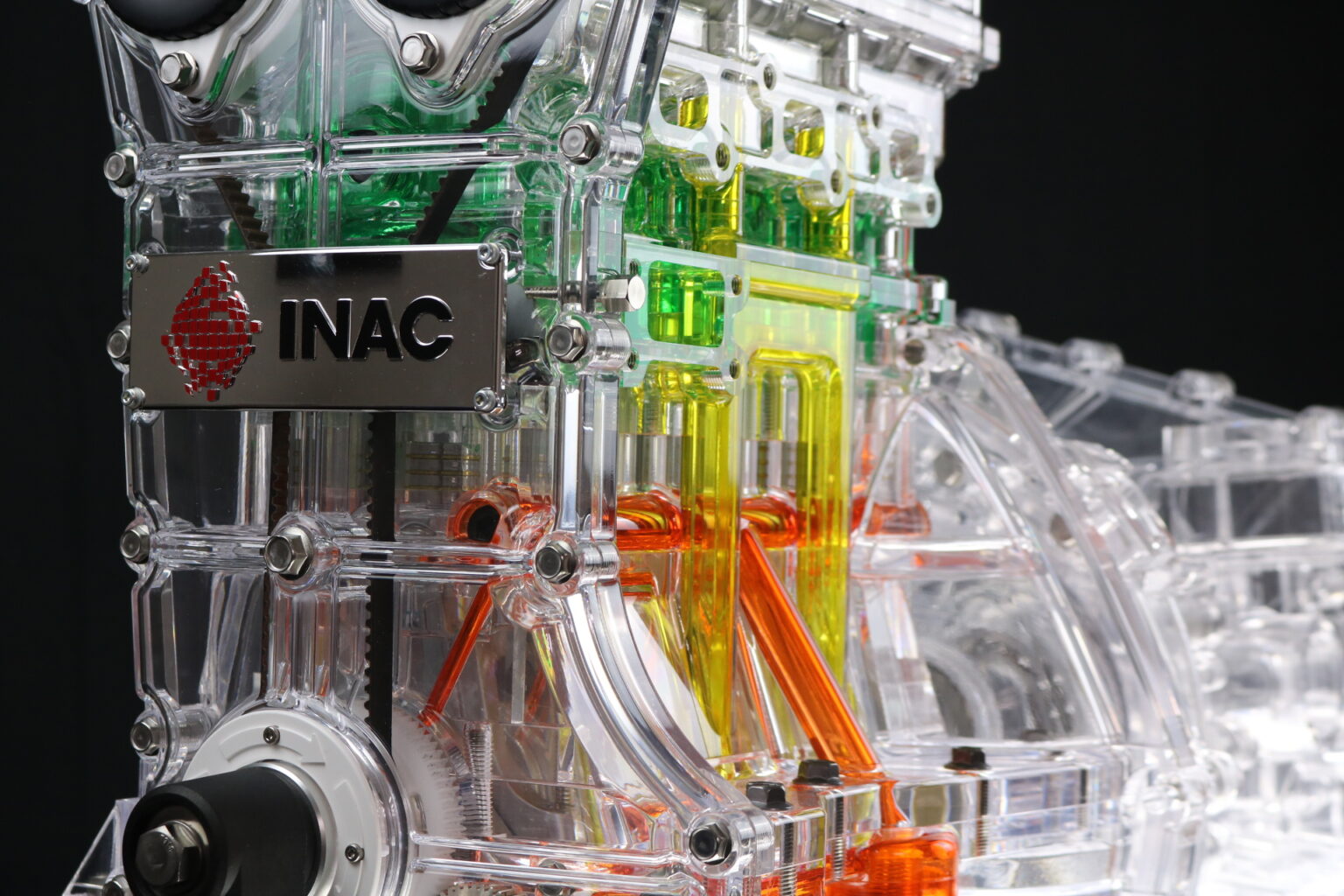 Clear/Transparent Engine Prototype with Polycarbonate (PC)