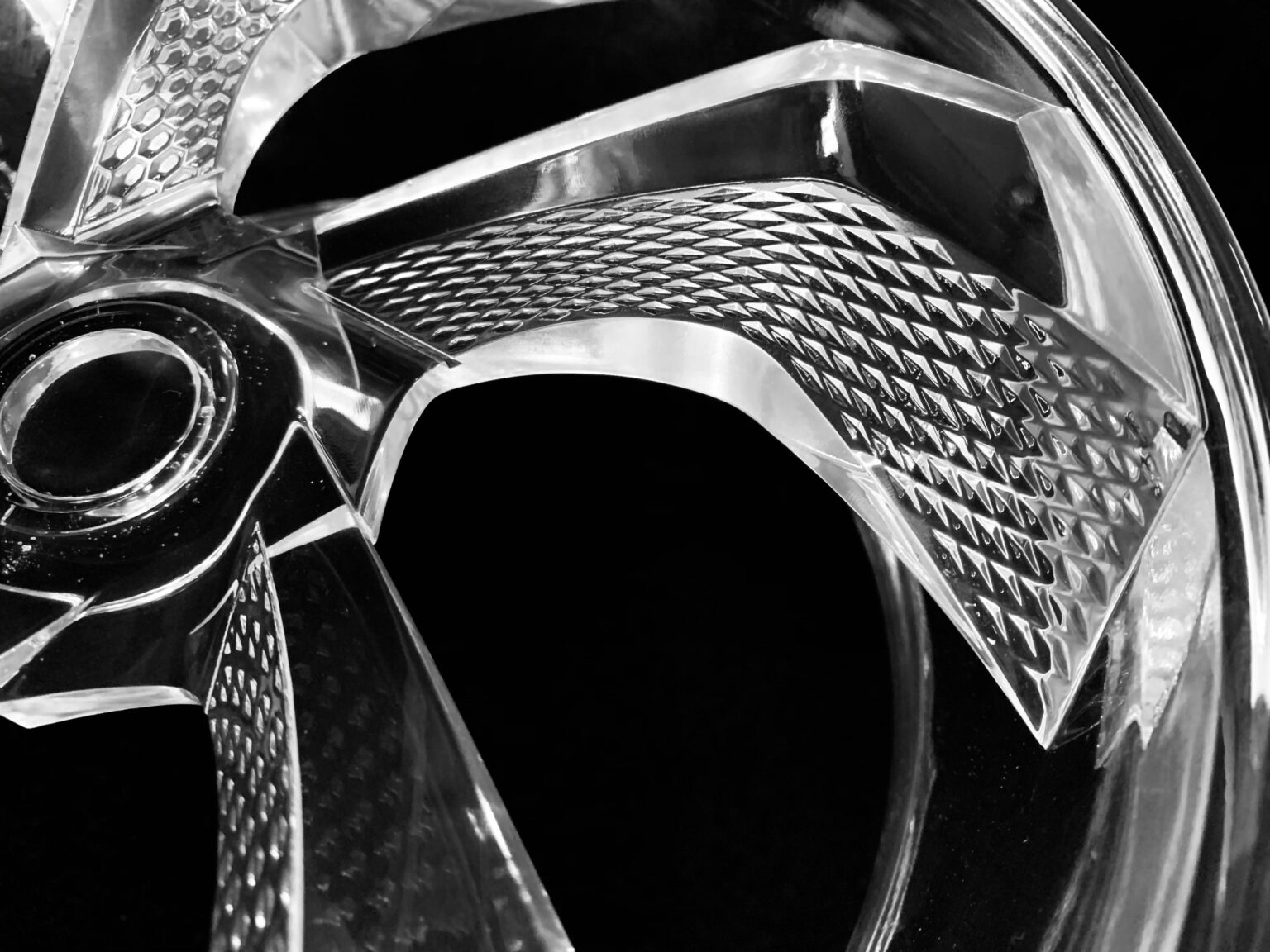 3D Printed Clear/Transparent Auto-wheel - INAC US